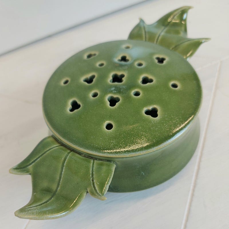 Pottery Flower Frog - Etsy