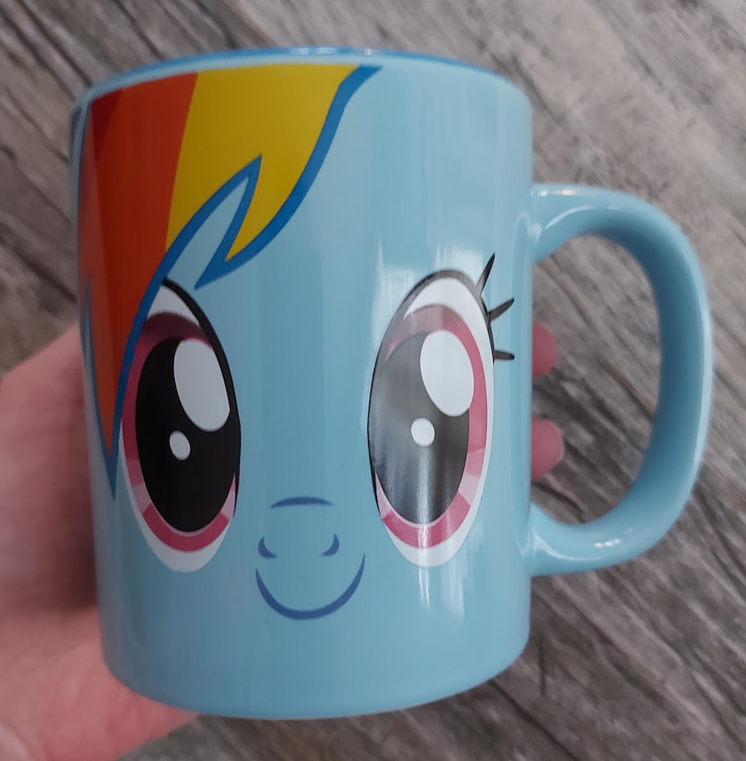 My Little Pony MLP Rainbow Dash Ceramic Coffee Mug Hasbro 2013 - Etsy