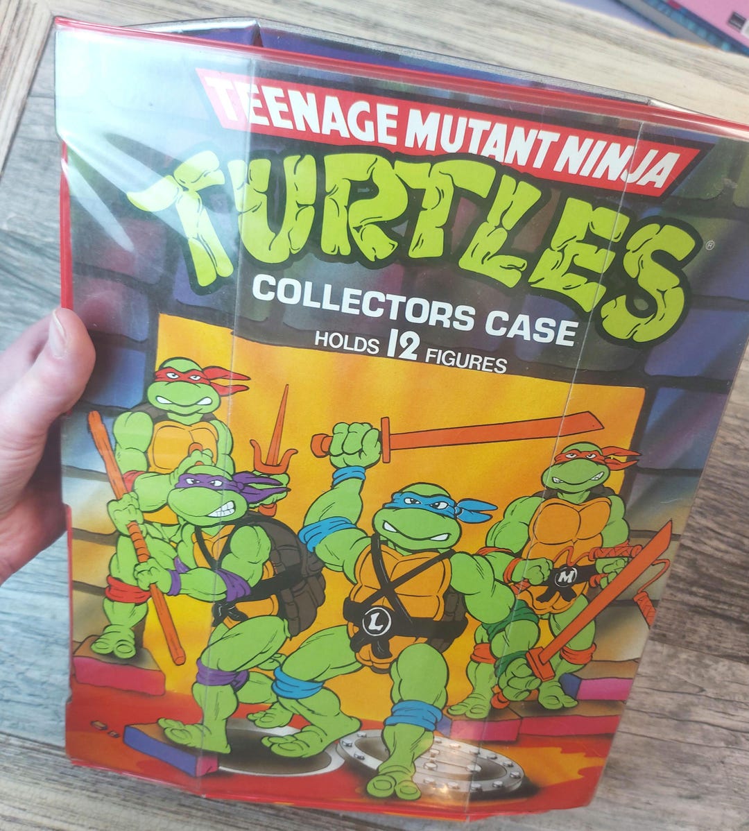 Vintage 1988 Teenage Mutant Ninja Turtles Collectors Case Holds 12 ...