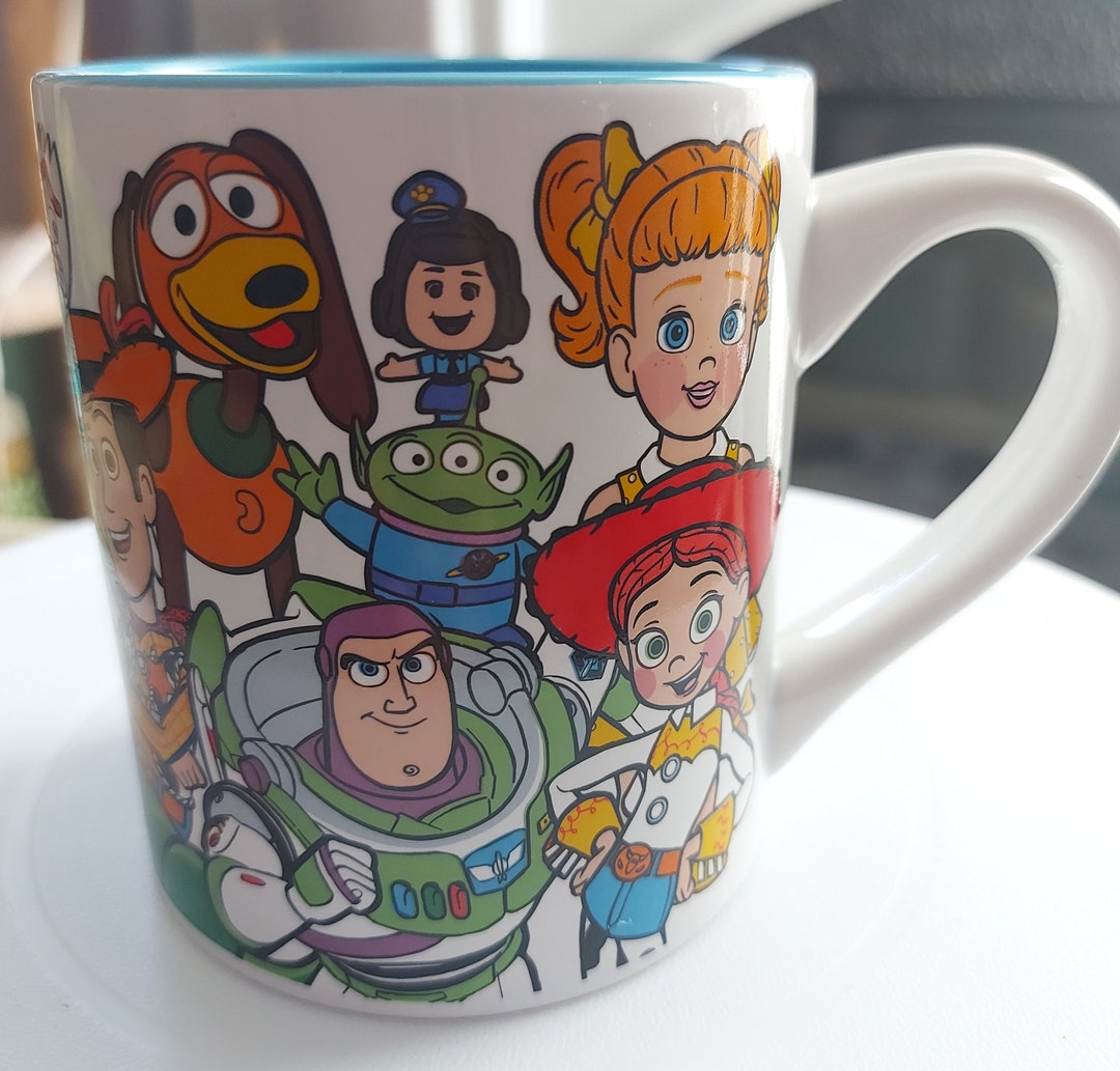 Toy Story Character Collage 14 Oz Ceramic Mug Disney and Pixar Coffee ...