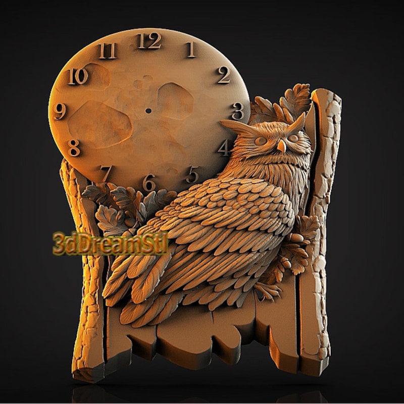 Owl Clock - Etsy
