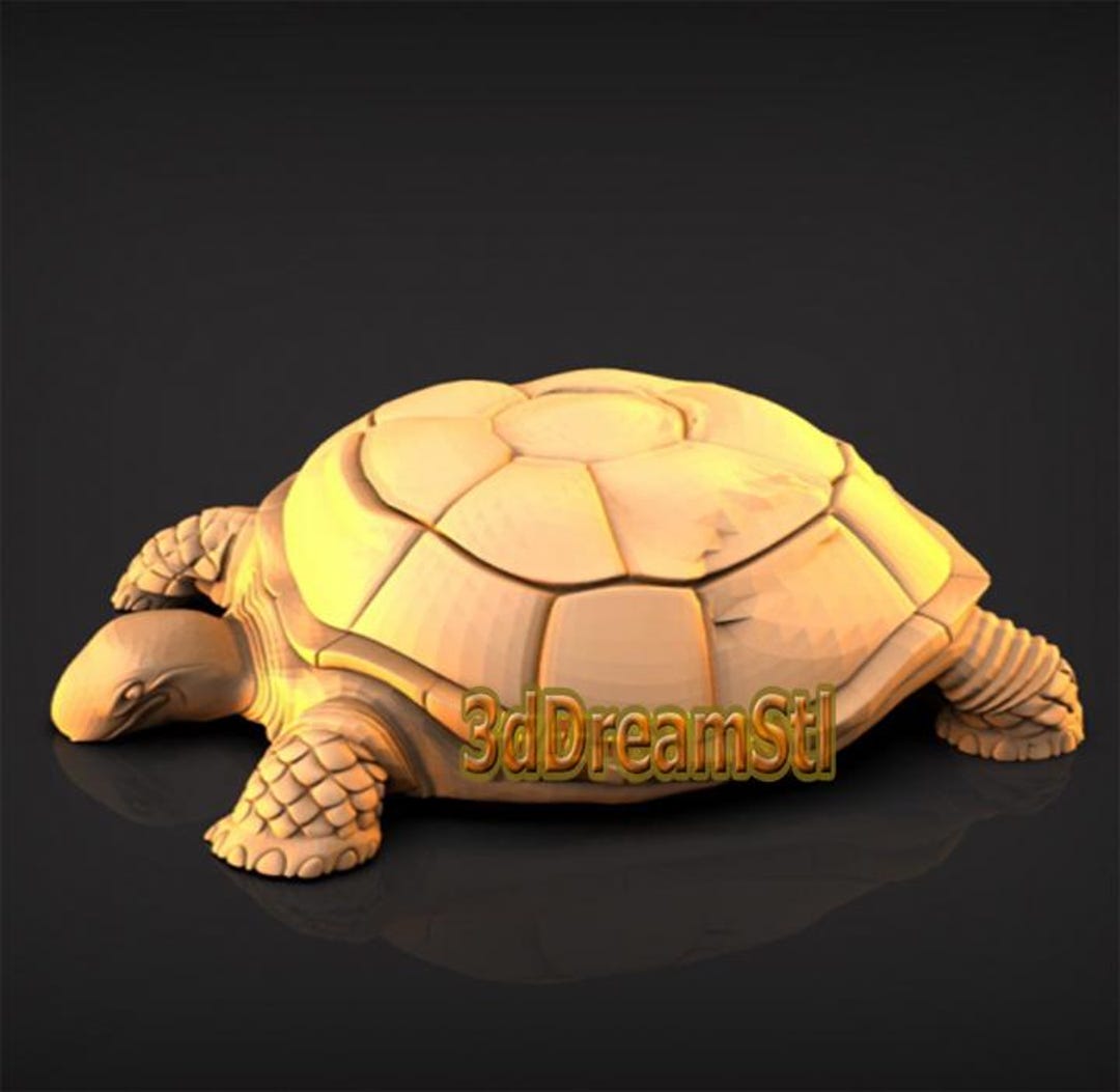Turtle STL Model, CNC Router Engraver, Artcam, Aspire, Cnc Files, Wood ...