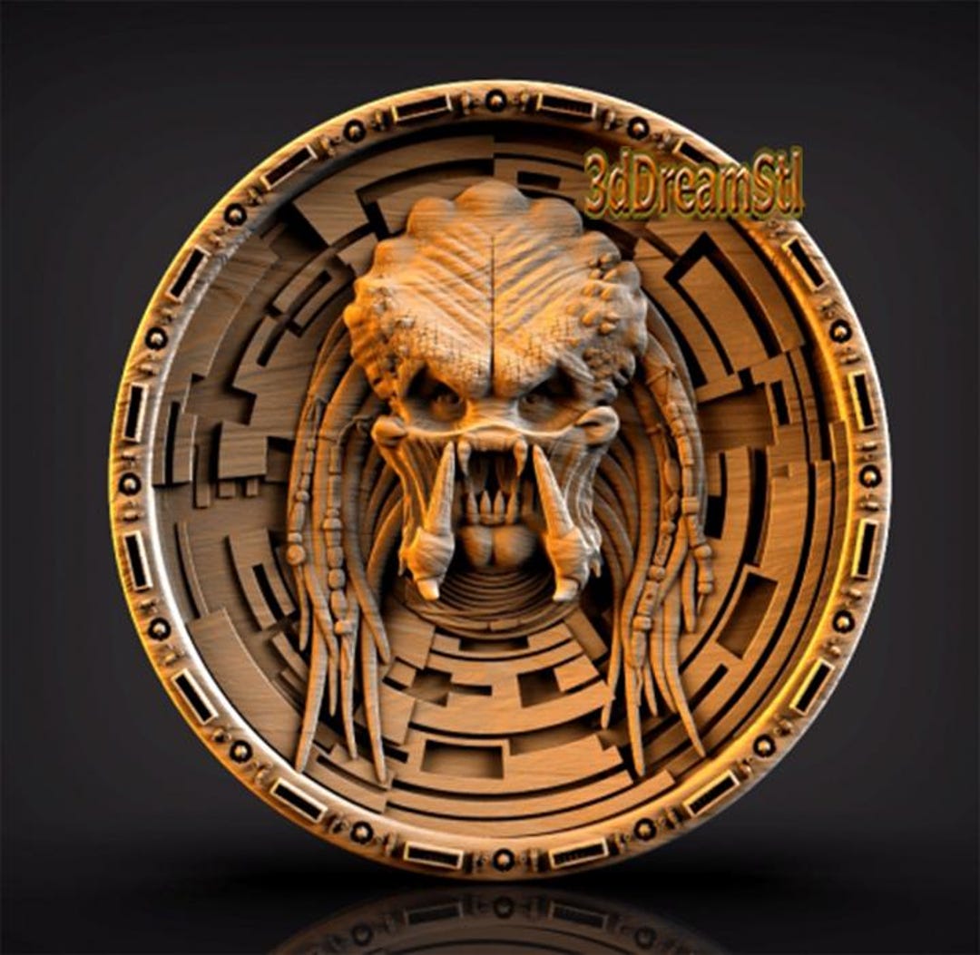 Predator STL Model, CNC Router Engraver, Artcam, Aspire, Cnc Files ...