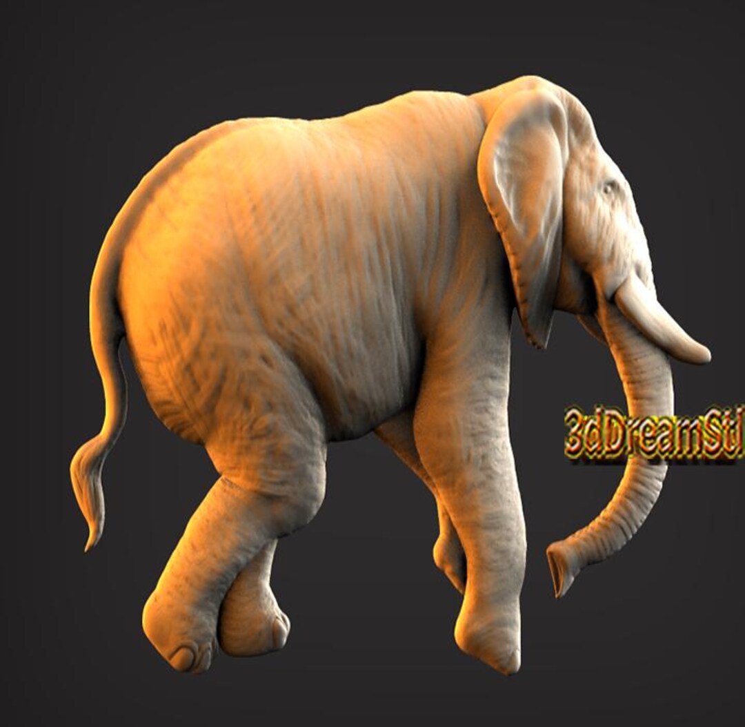 Elephant STL Model, CNC Router Engraver, Artcam, Aspire, Cnc Files ...