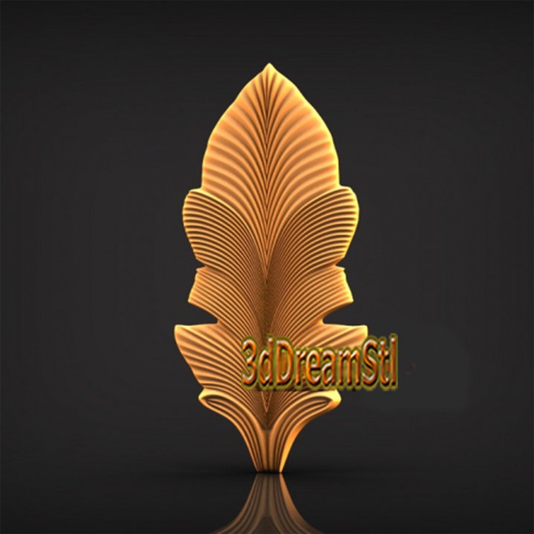 Leaf STL Model, CNC Router Engraver, Artcam, Aspire, Cnc Files, Wood ...