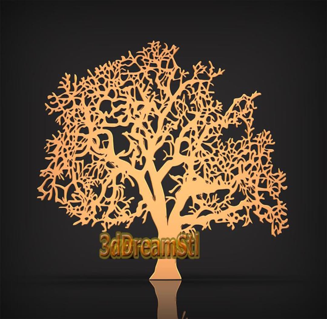 Tree STL Model, CNC Router Engraver, Artcam, Aspire, Cnc Files, Wood ...
