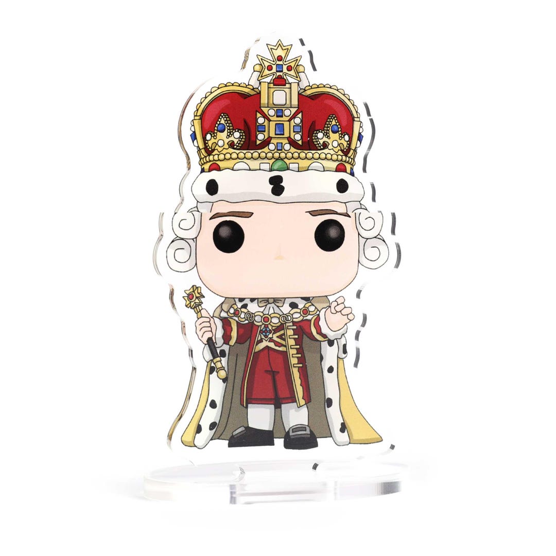 King George - TOONS Standee - Etsy
