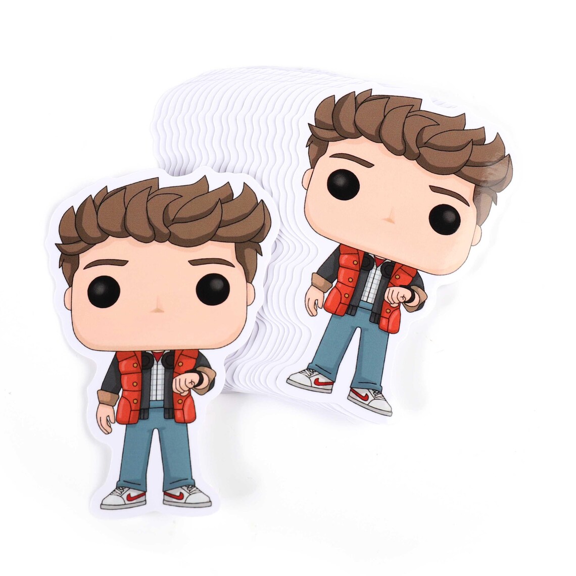 Marty Mcfly - TOONS Sticker - Etsy