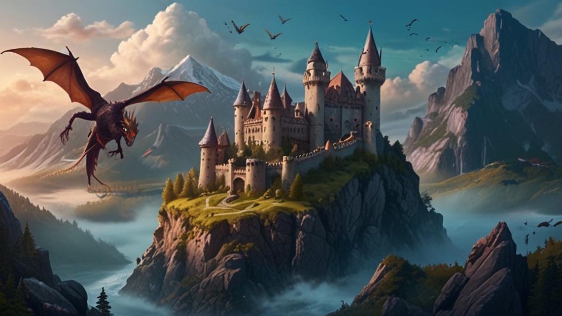Fantasy T-shirt Design Bundle! 100 Images of Art for Clothing, Computer ...