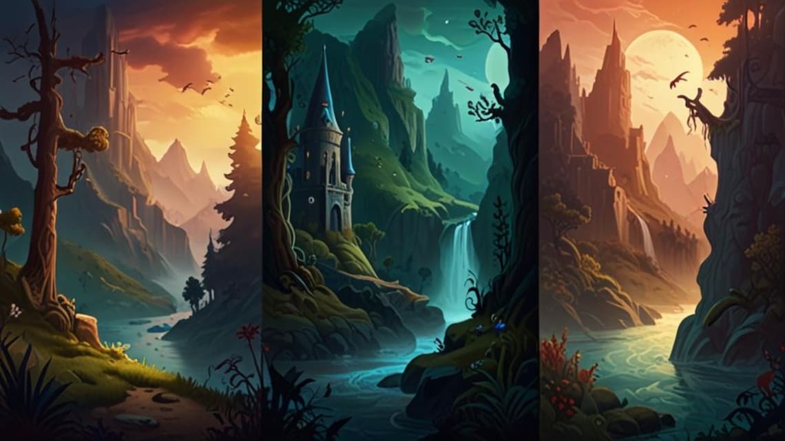 Fantasy T-shirt Design Bundle! 100 Images of Art for Clothing, Computer ...