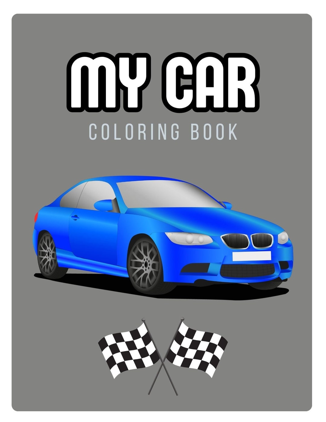 My Car Coloring Book, Race Car Coloring Sheets, Coloring Pages for Kids ...