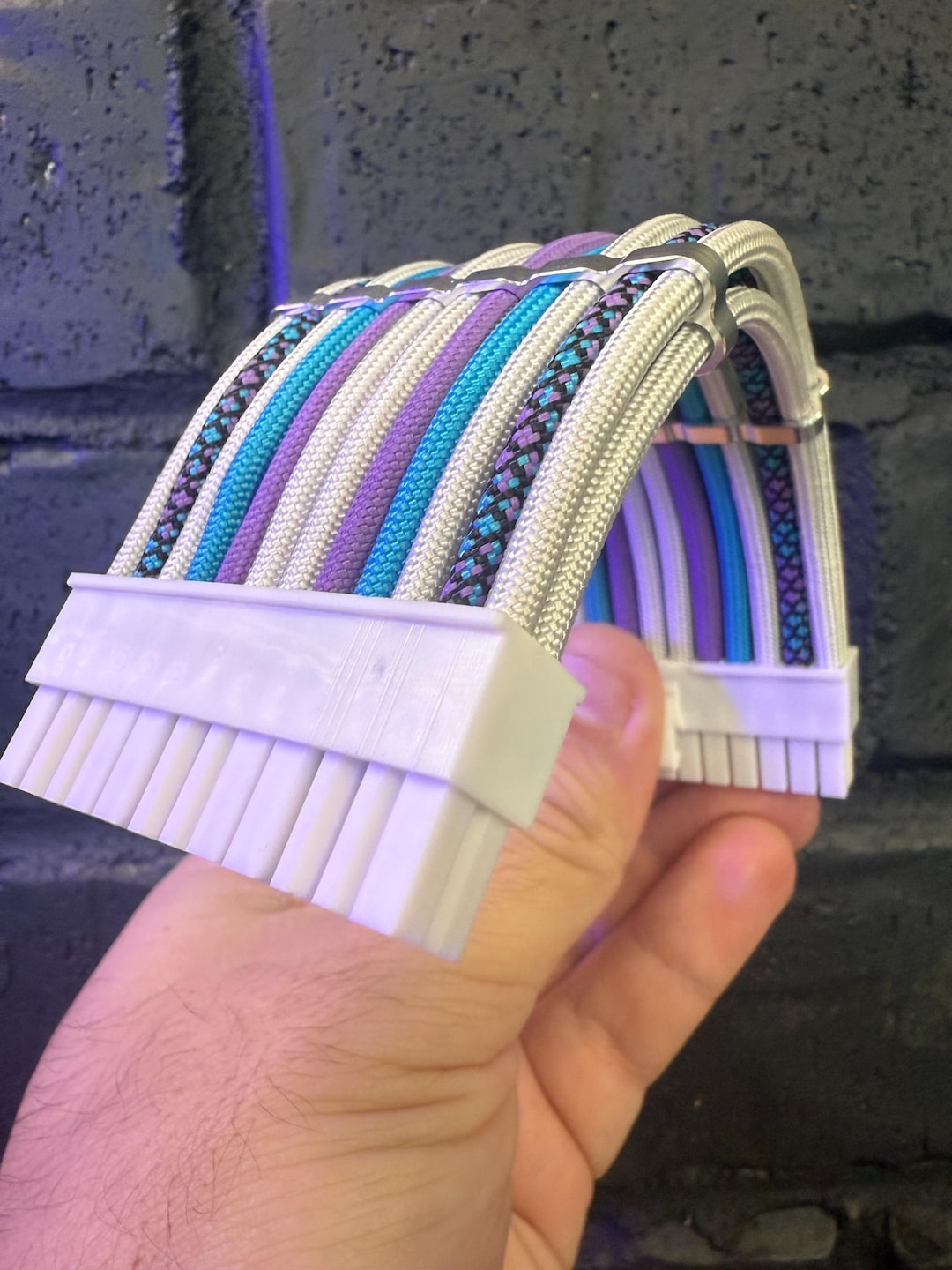 24PIN Sleeved Extension Mermaid Custom PC Cable - Etsy
