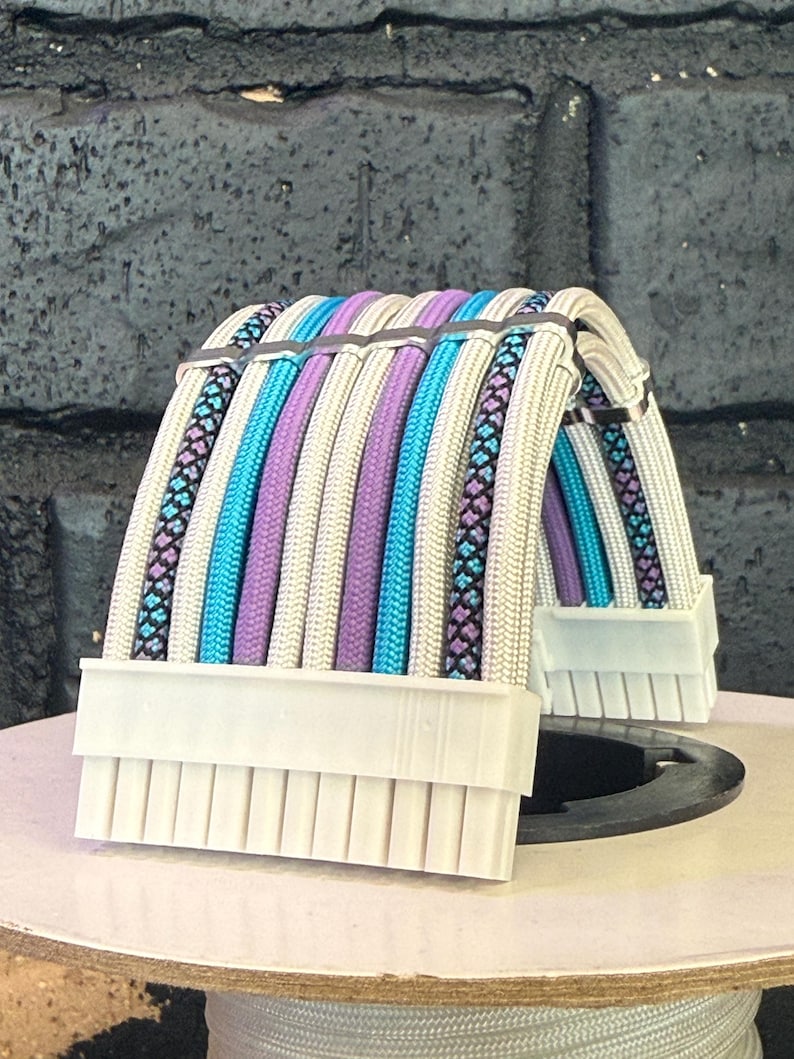 24PIN Sleeved Extension Mermaid Custom PC Cable - Etsy