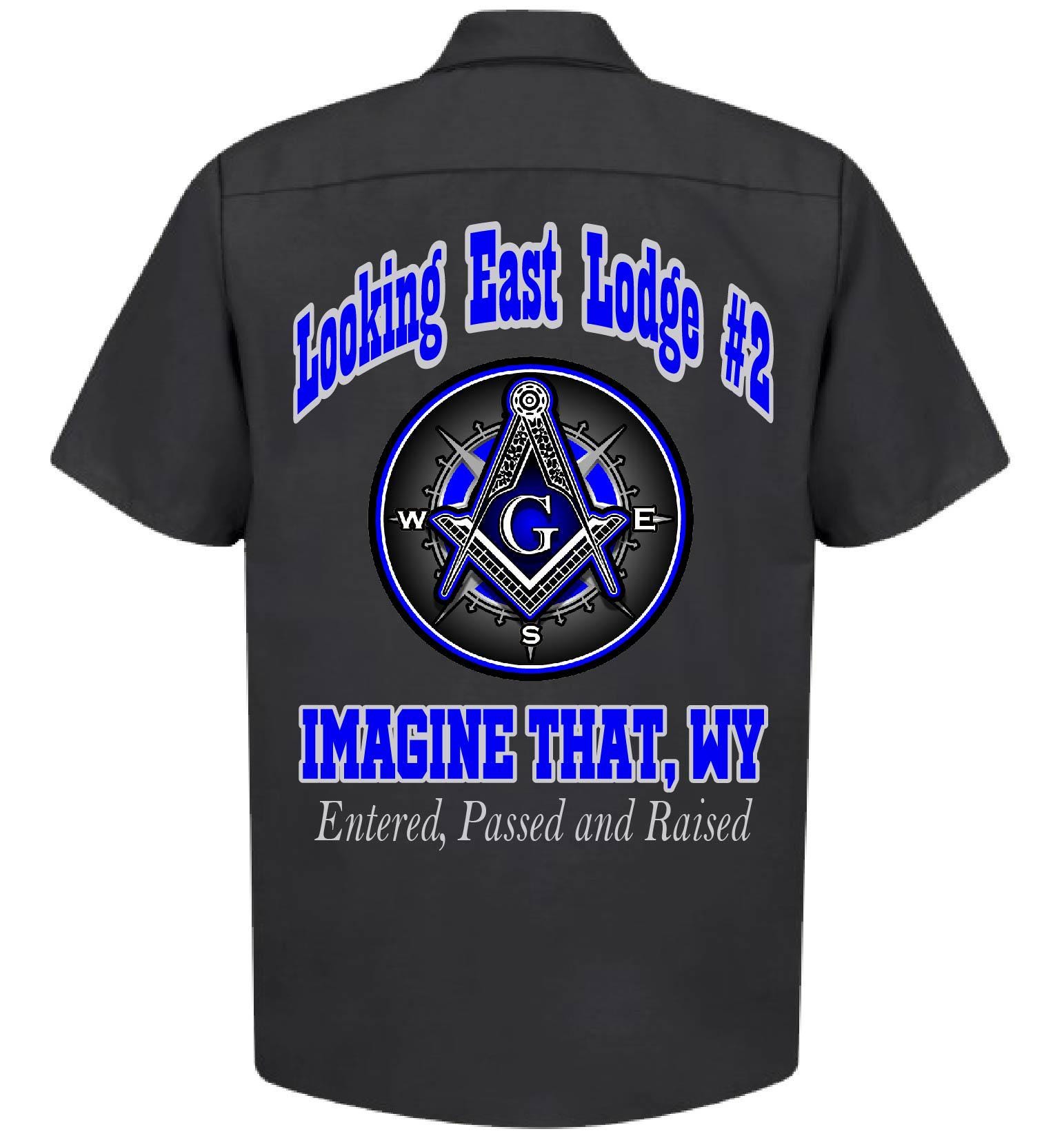 Master Mason Walking Shirt (customize) | Masonic Shirt | Square and ...