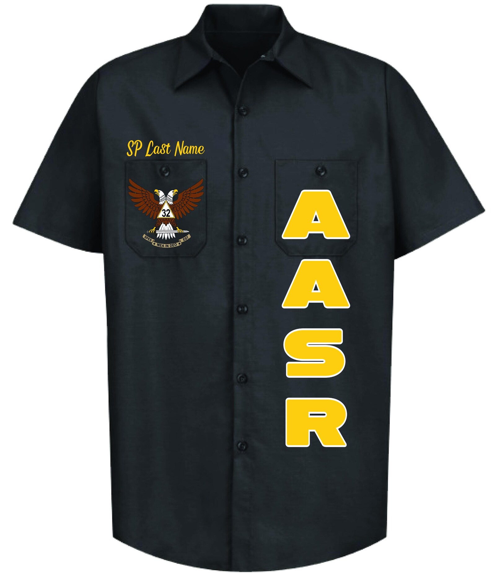 32nd Degree Mason Shirt *custom | Masonic Shirt | Consistory | Wings up ...