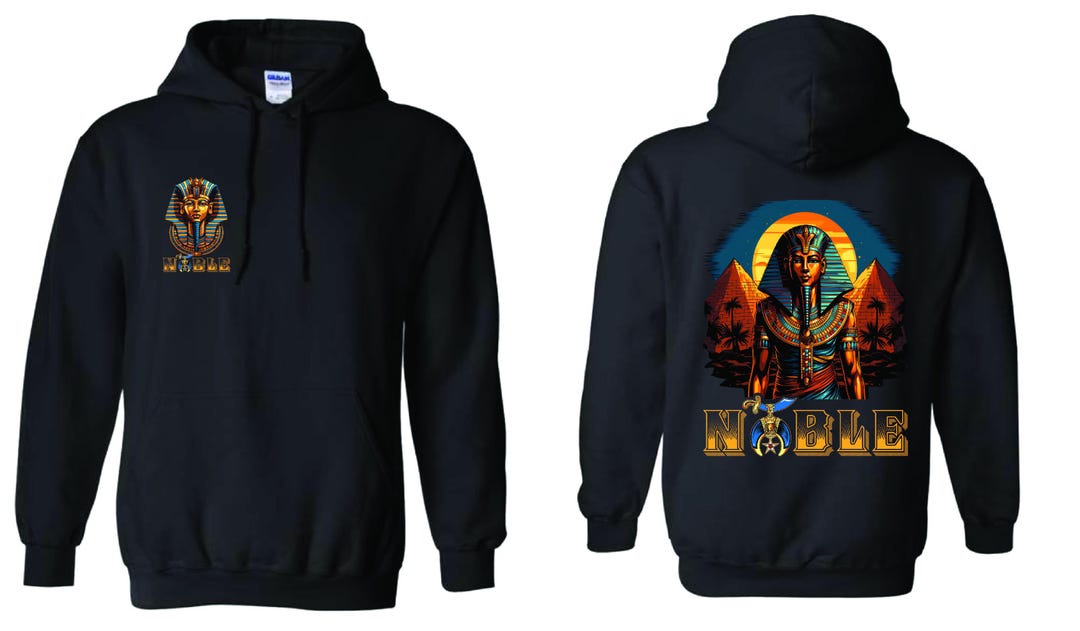 Noble Shrine Pharaoh Hoodie PHA Shrine Mason Noble Shriner - Etsy