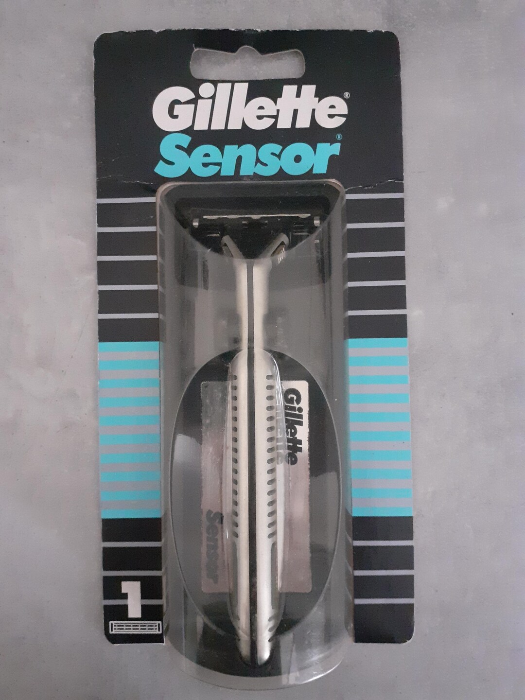 Original Gillette Sensor 90' Metal Handel + 1 Blade New - Etsy