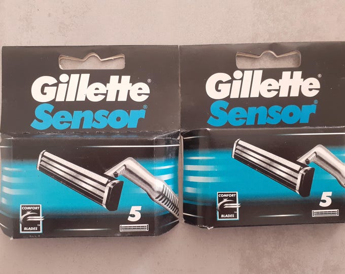2x Gillette Sensor 5 Pack Original From 90' New With Sealed Box1 - Etsy