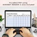 Employee Work Schedule Fully Editable and Printable, Employee Work ...