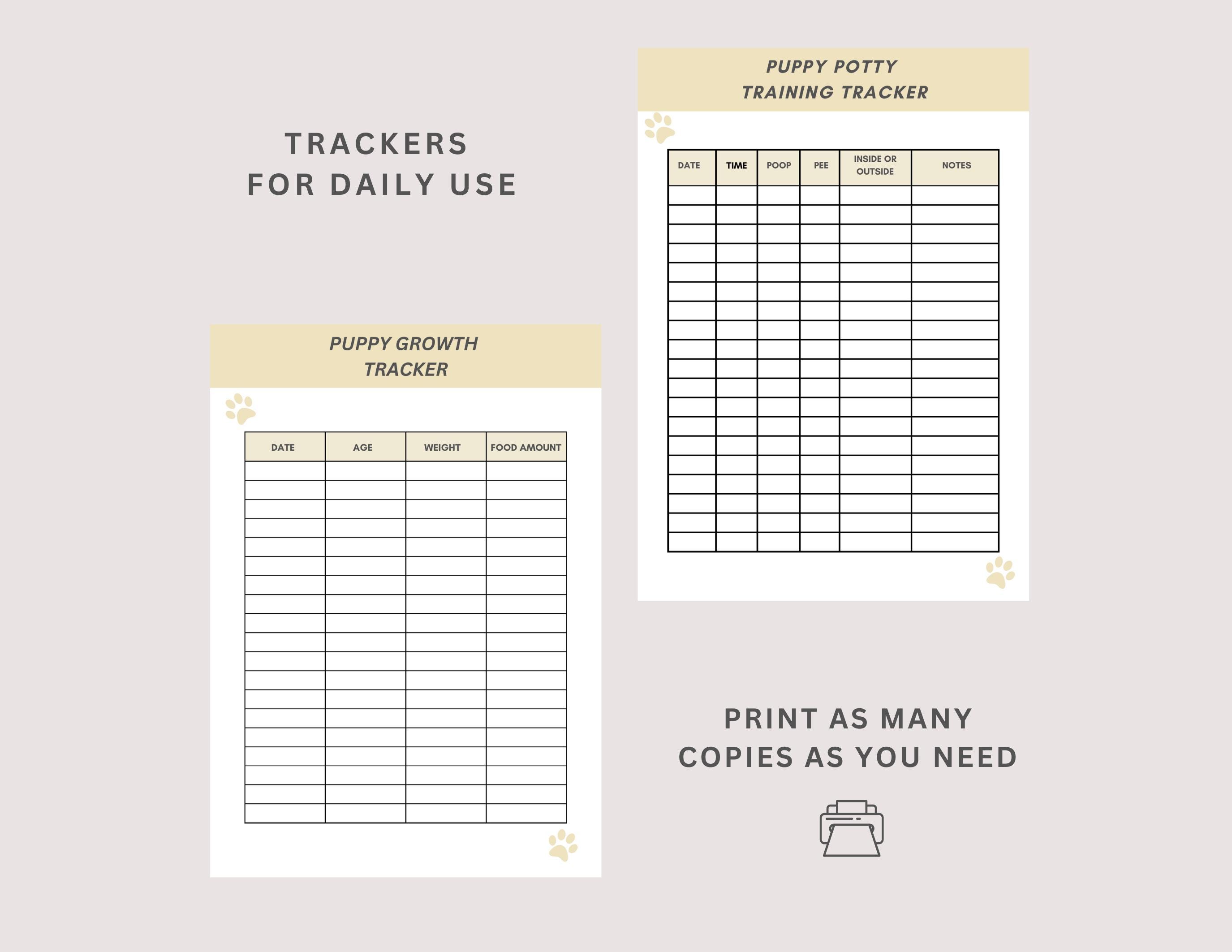 Printable New Puppy Essential Training Pack, Dog Training, Puppy ...