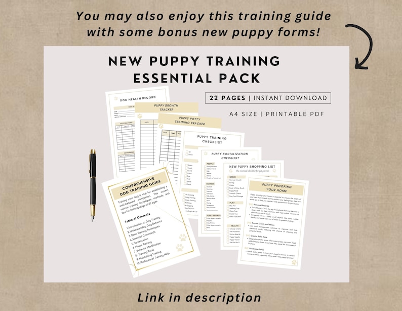 PRINTABLE Puppy Socialization Checklist, Dog Socialization, Puppy ...