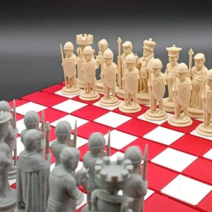 Trump Chess Set With American Flag Roll-up Board - Etsy