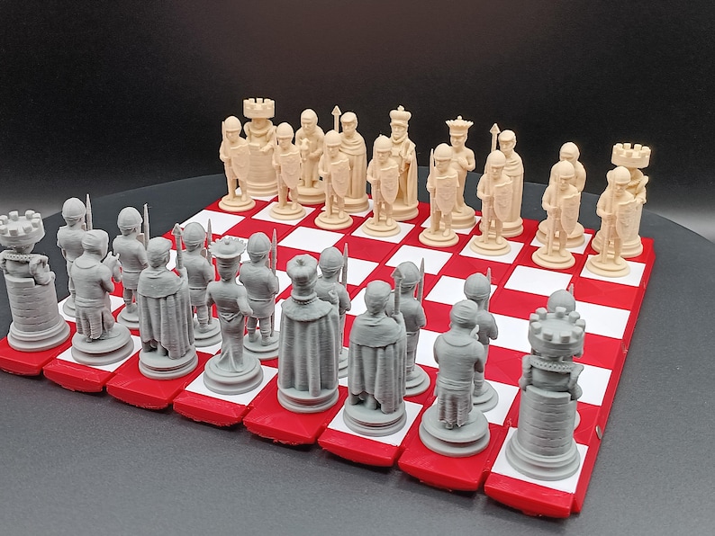 Trump Chess Set With American Flag Roll-up Board - Etsy