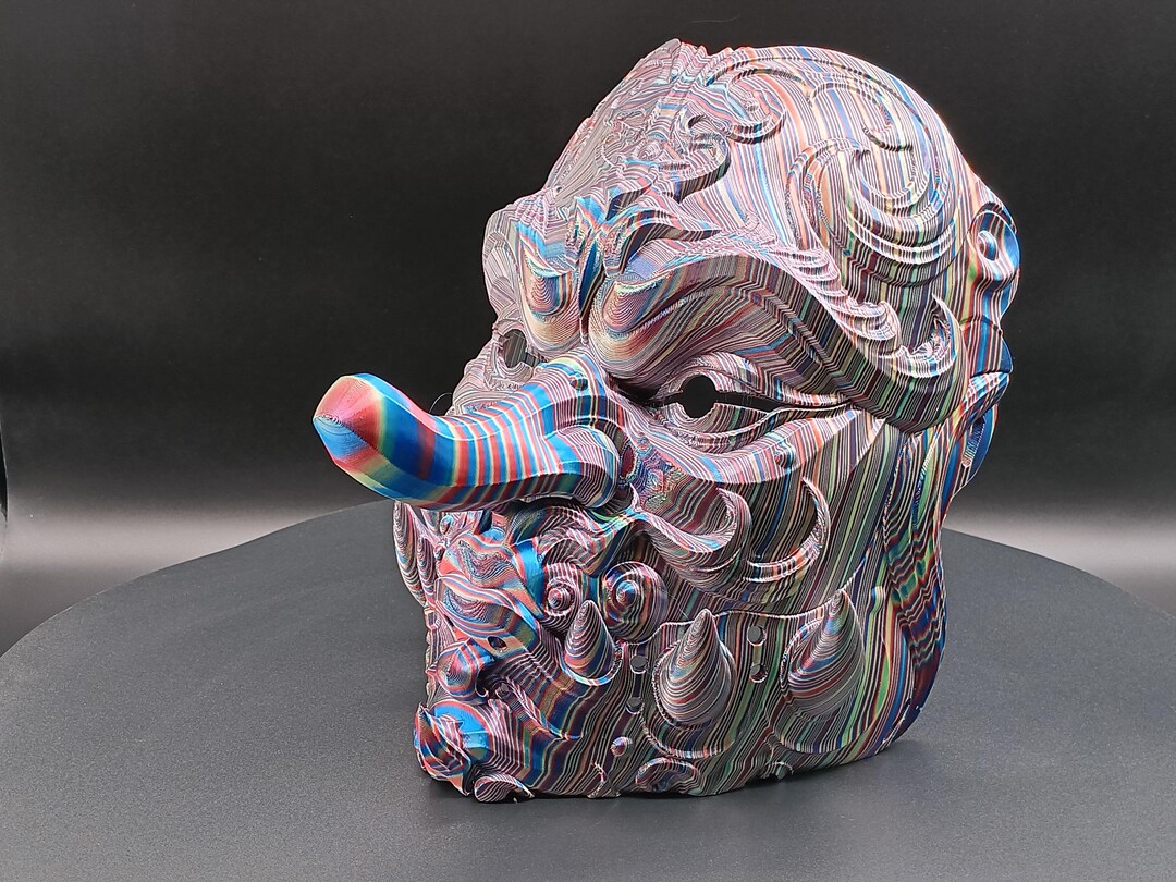 Tengu Mask Wearable Wall Art Oni - Etsy