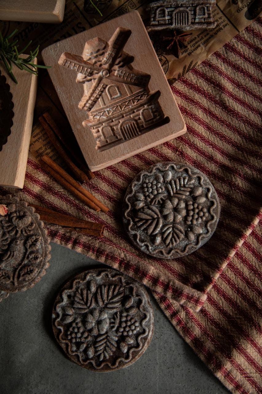 Dutch Windmill Cookie Cutter. Wooden Windmill Cookie Mold. Traditional ...