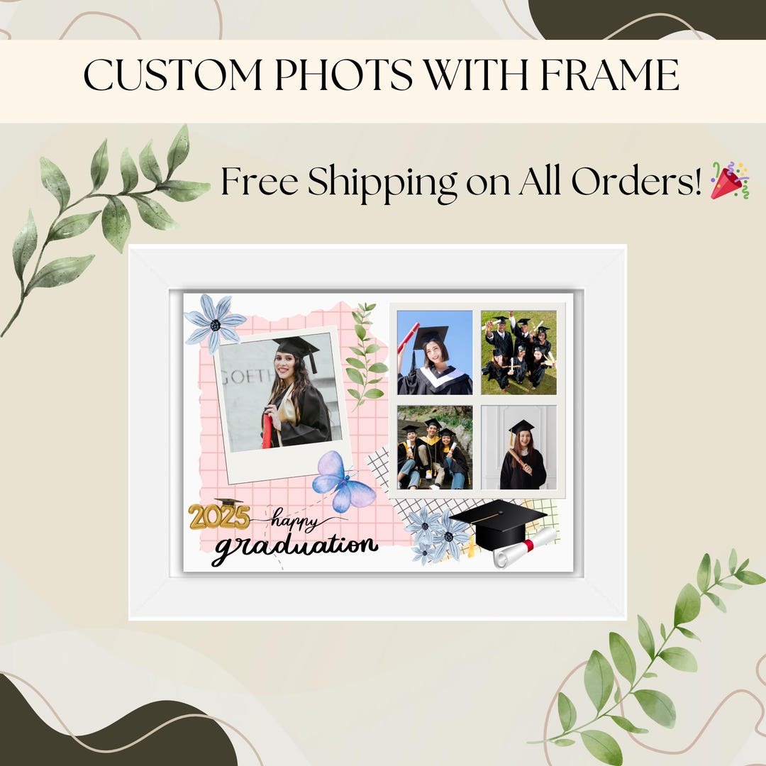 Custom Graduation Frame, the Ultimate Graduation Gift! Personalized ...