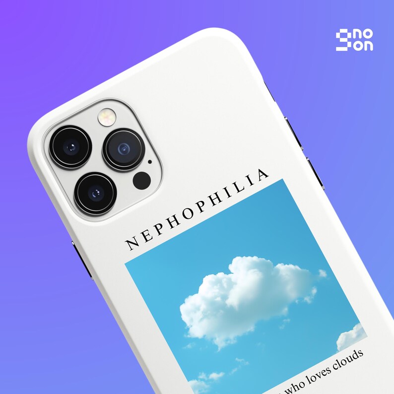 Nephophilia Definition: Blue Sky and Clouds PNG File Instant Download ...