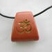 Om Aum Symbol Engraved Goldstone Ladder Gemstone - Etsy
