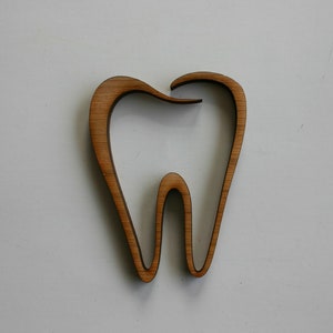 Tooth Wall Art Small Teeth Wooden Dentist Decor Sign - Etsy
