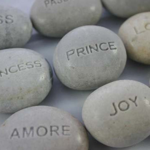 Engraved Name Stone - Etsy