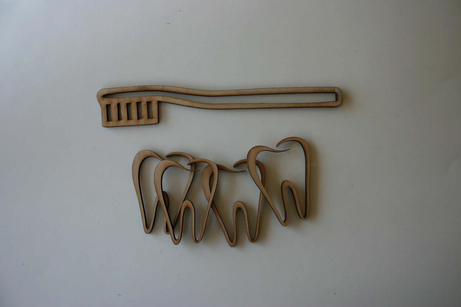 Toothbrush and Teeth Wall Art Wooden Dentist Decor Sign Tooth Brush - Etsy