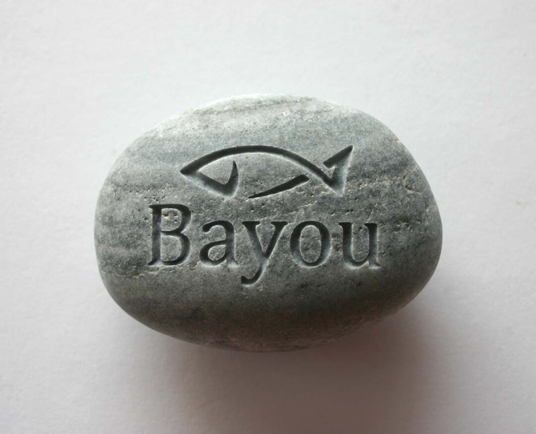 Fish Memorial Stone Custom Engraved Personalized Pet Memorial Grey ...