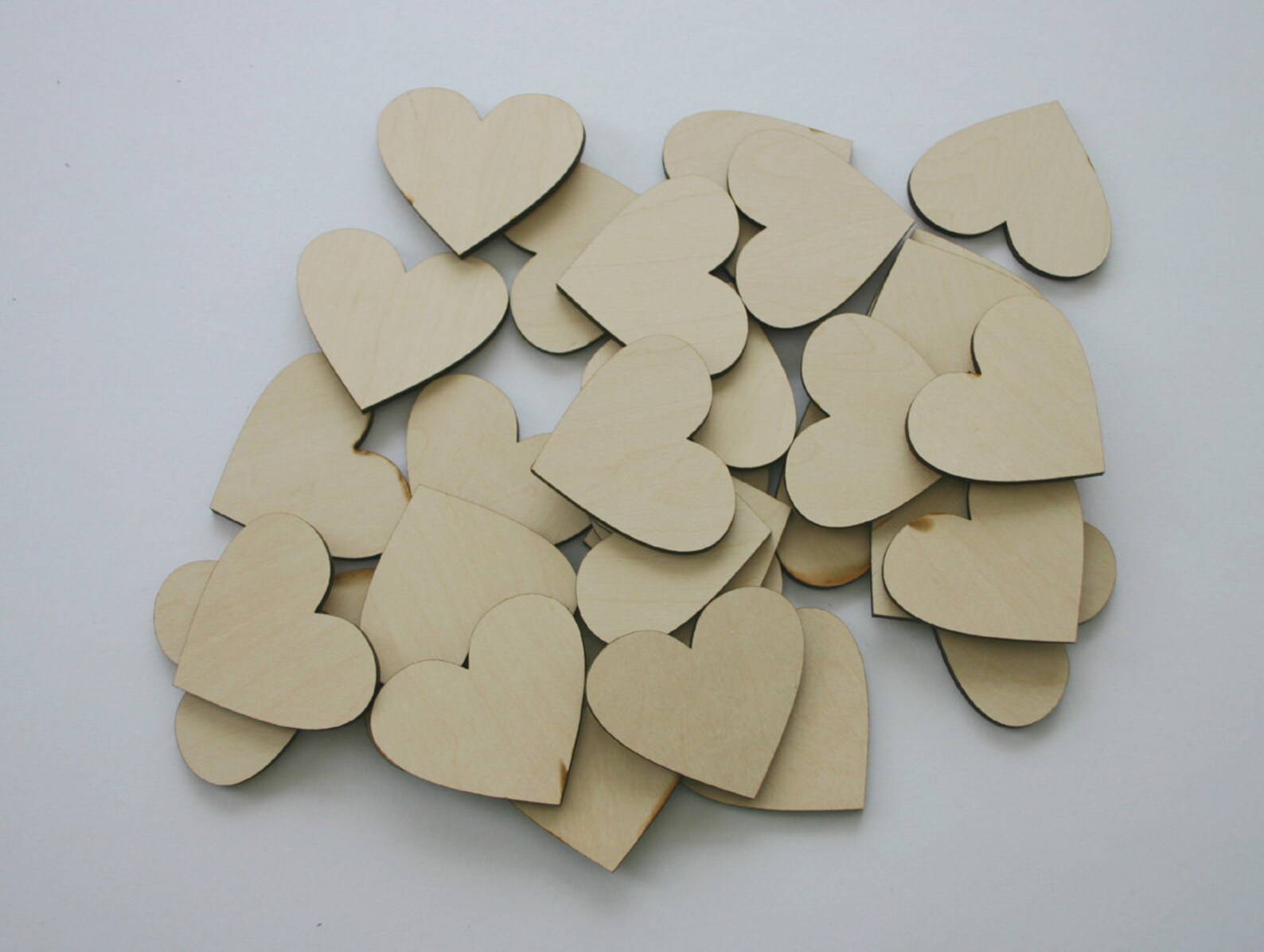 50 Laser Cut Wooden Hearts Wedding Decor | Etsy