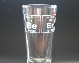 Science Tools Pint Glass SET of 2 - Etsy