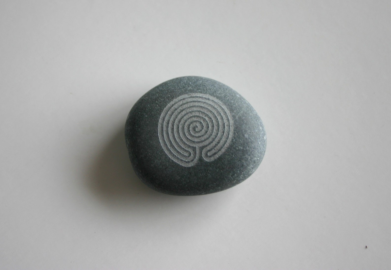 Chakravyuha Padmavyuha Engraved Stone Worry Stone - Etsy