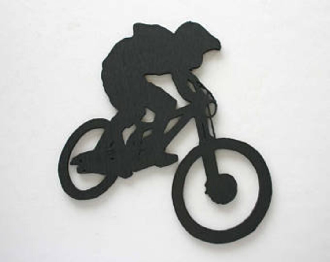 Mountain Biker Wood Sign Free Rider Biking Wall Art - Etsy