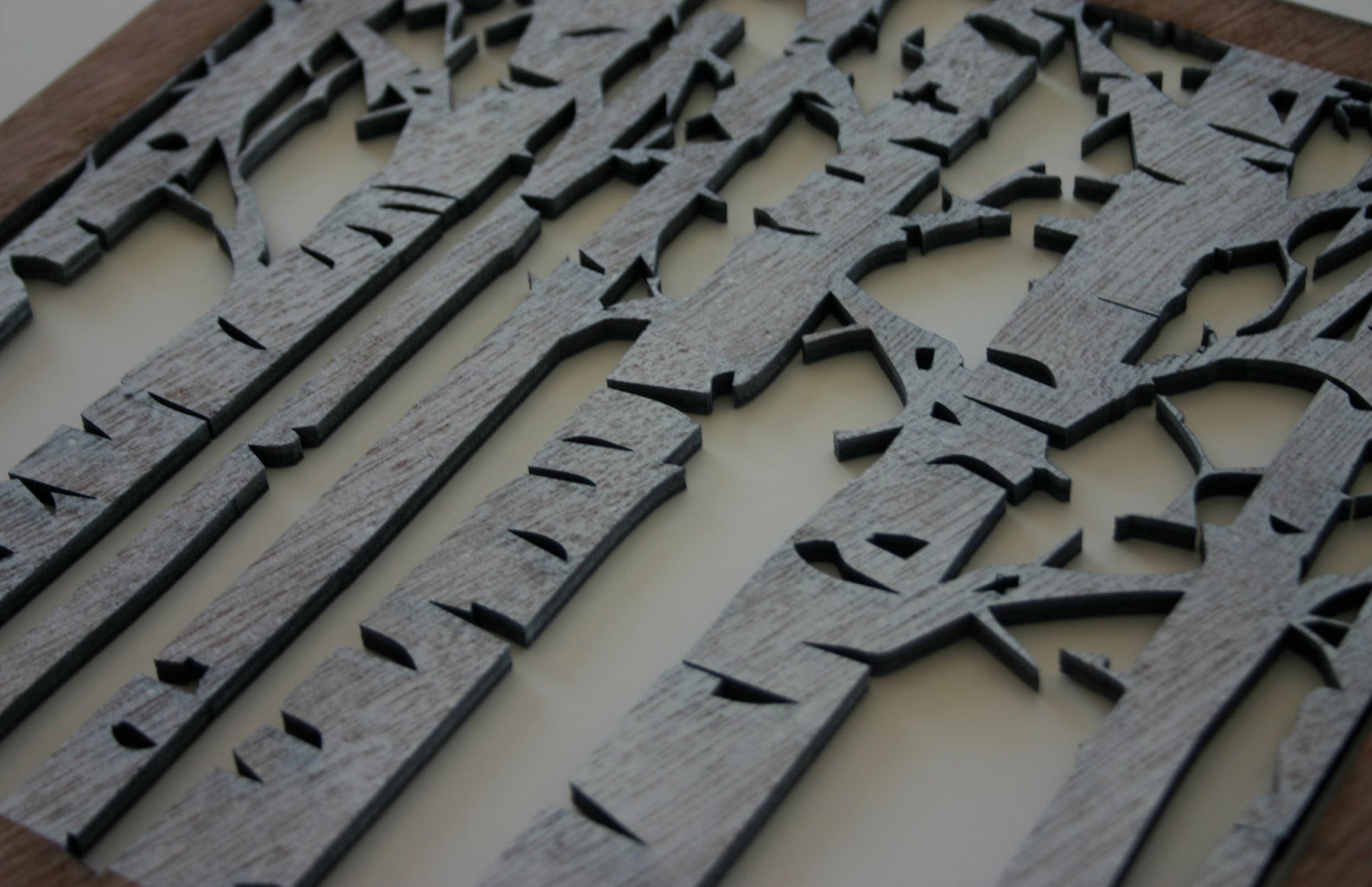 Birch Trees Wall Art Wood Tree Sign Decor | Etsy