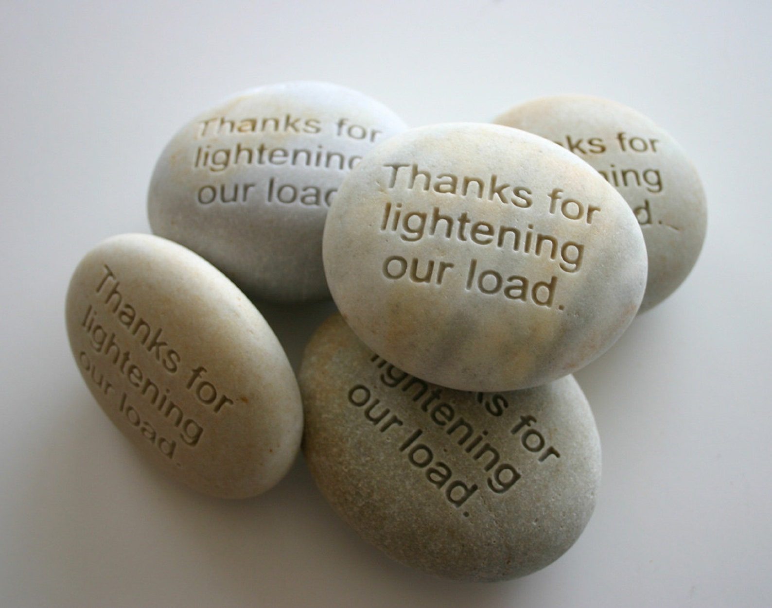 Custom Engraved Stone Message Personalized Weddings Retirement - Etsy