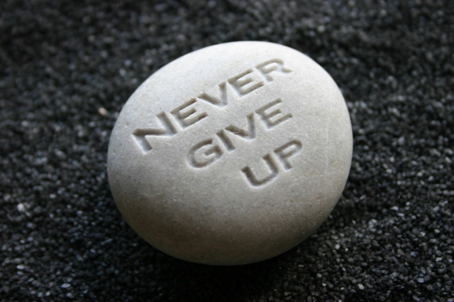 Custom Engraved White Message Stone Personalized Ocean Rock - Etsy