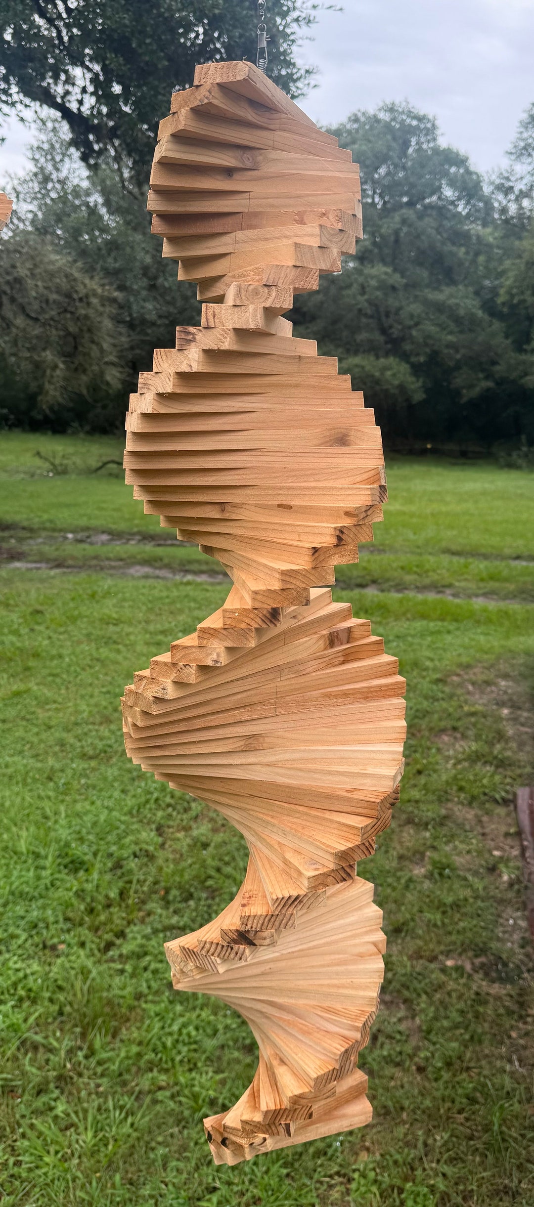 Cedar Wind Spinner Rustic - Etsy