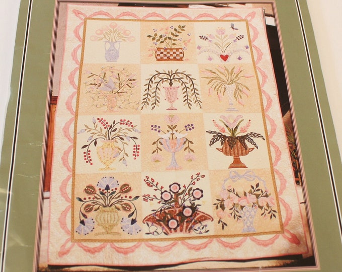 Botanika by Robyn Pandolph for Amidon Quiltworks, Floral Arrangement ...