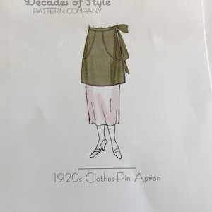 1920s bartender apron