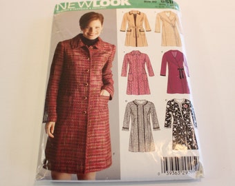 Belted Coat Pattern | Etsy