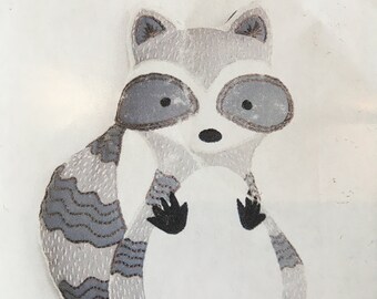 Raccoon Embroidery Kit - Etsy Israel