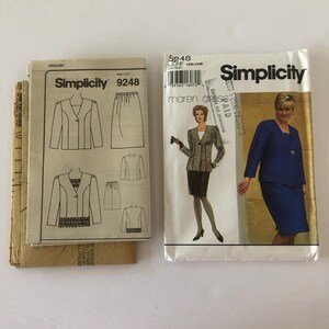Simplicity Plus-sized Sewing Pattern 9248, Jacket and Skirt, Maren ...