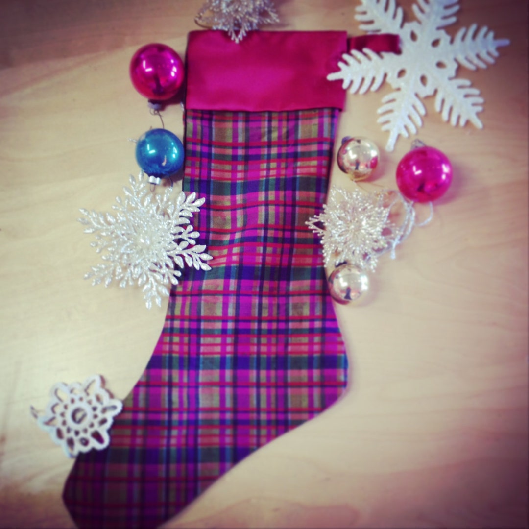 Christmas Stocking Sewing Pattern, Lined Christmas Stocking, Christmas ...